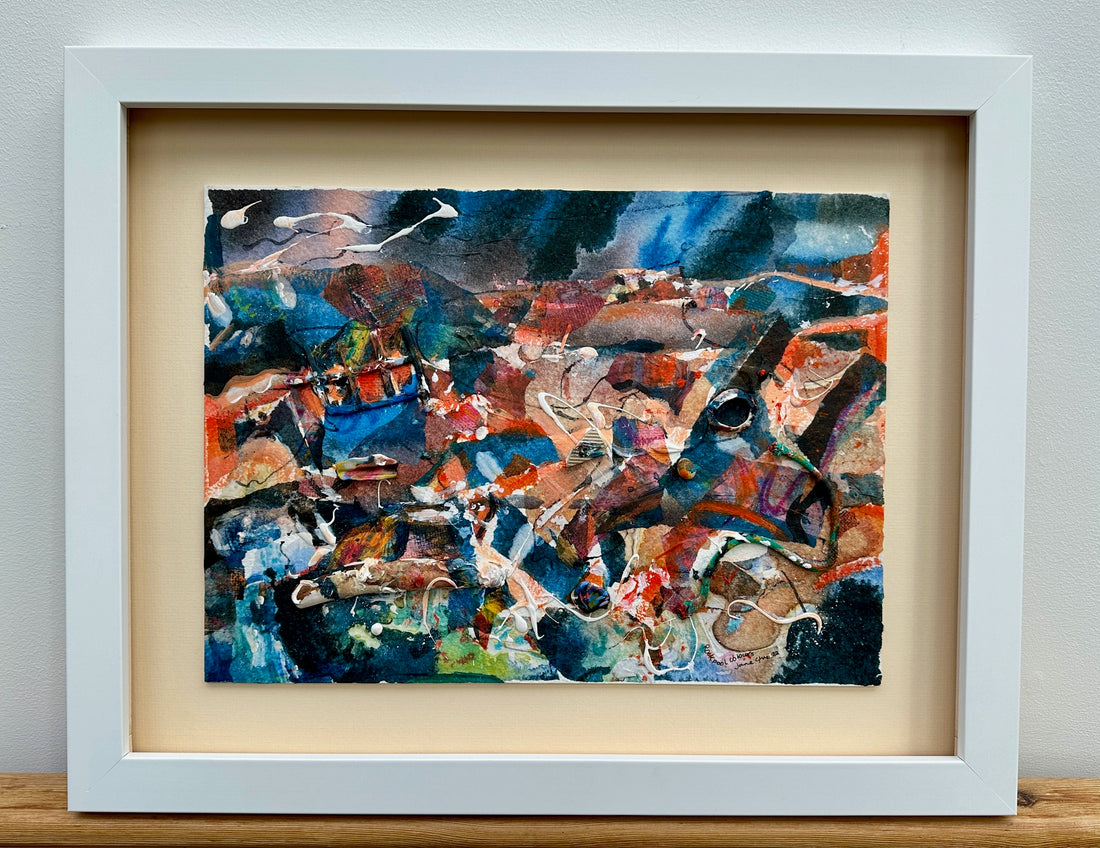 Original painting/Rockpool colours – www.janeglue.com