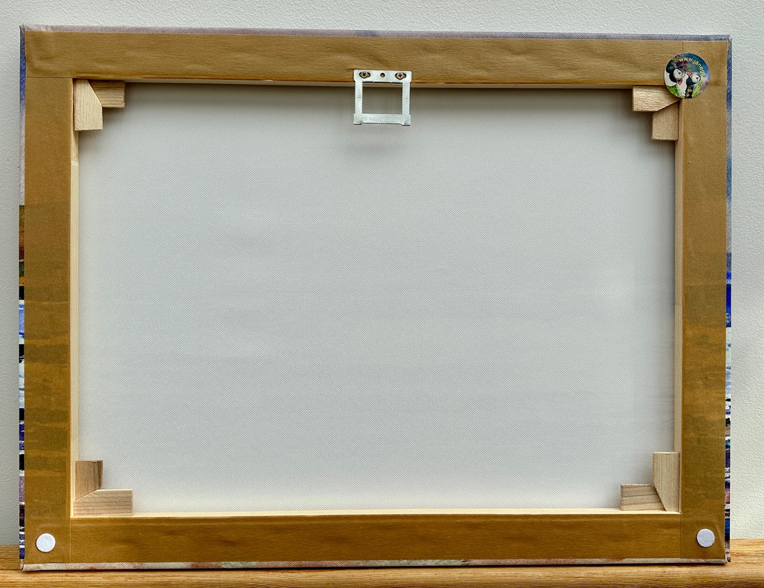 Canvas print/For the green shutters fall – www.janeglue.com