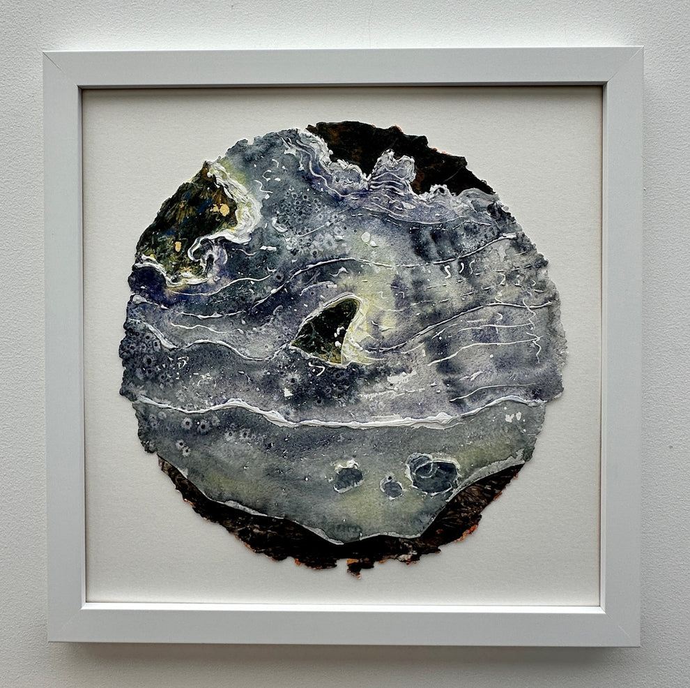 Original painting/Ice rockpool – www.janeglue.com