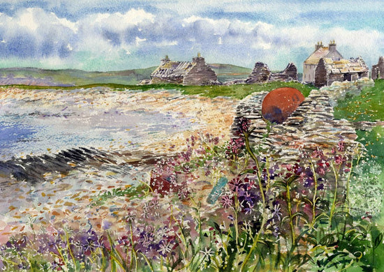 Limited edition print/The forgotten Island of Swona – www.janeglue.com